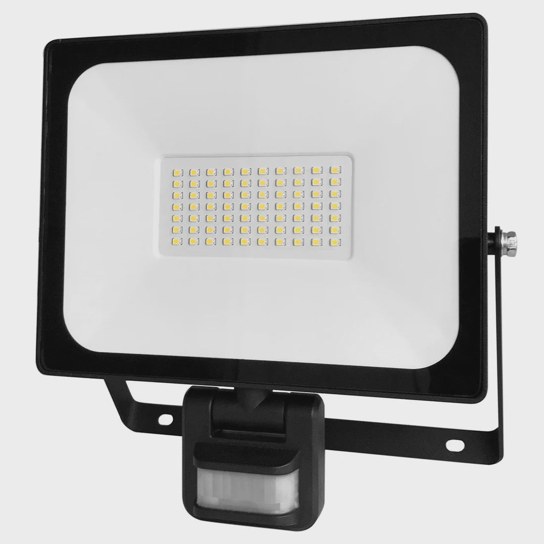 Mercator Baxter 50W DIY LED Flood Light with PIR Sensor (MX20350BLK-SE ...