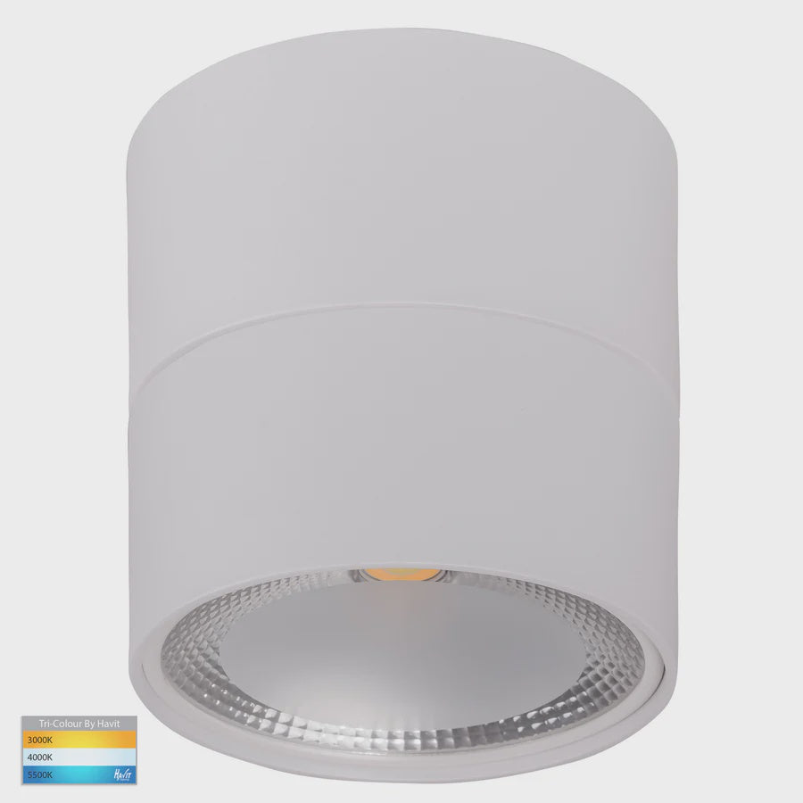 Havit Lighting Nella White 18w Surface Mounted LED Downlight with Exte ...