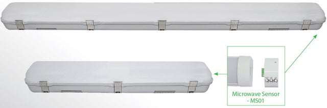 Tradelike Batten Tri-Colour Weatherproof Batten with Sensor Socket (LW ...